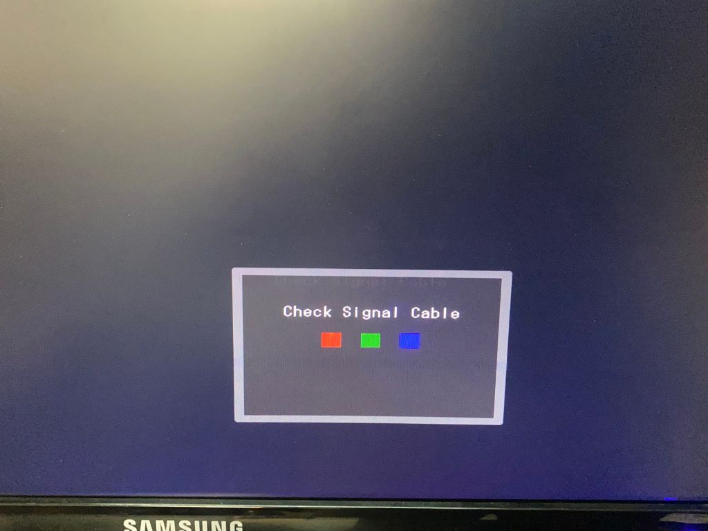 مشکل NO SIGNAL یا check signal cable در مانیتور کامپیوتر